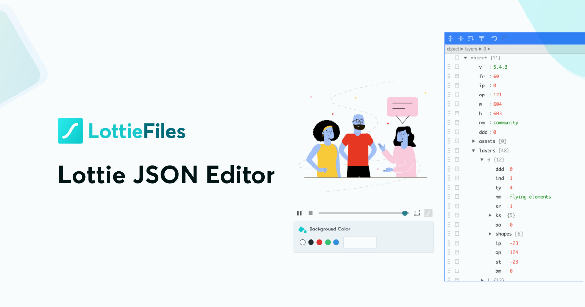 Lottie JSON Editor